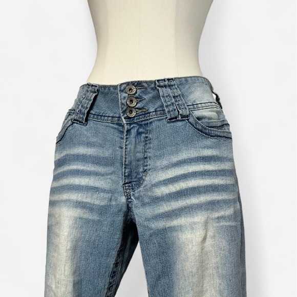 Angels | Jeans | Y2k Angels Low Rise Boot Cut Jeans Light Wash Faded ...